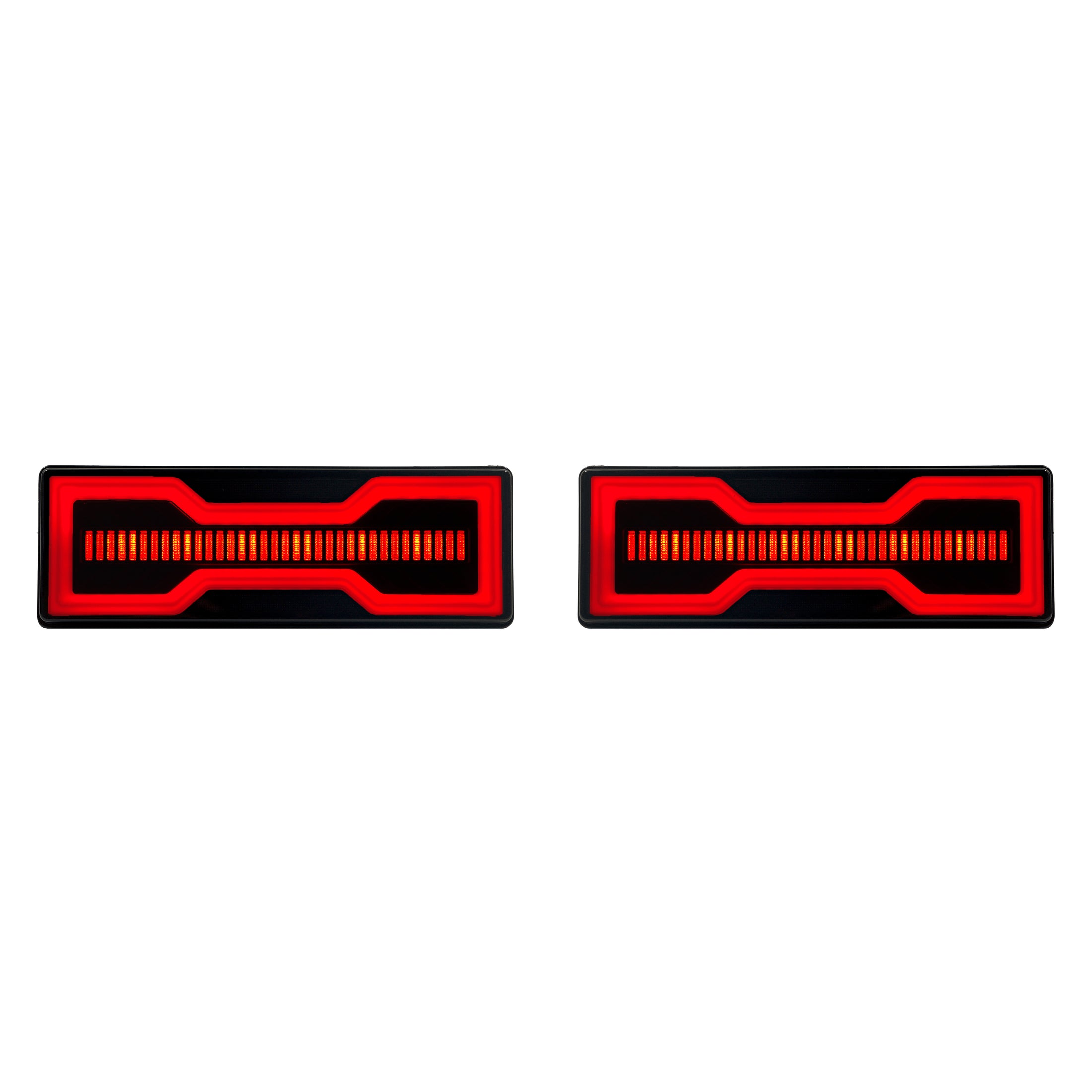 Blacked Out LED Tail Lights (Pair) - Toyota 75 & 79 Series Landcruiser ...