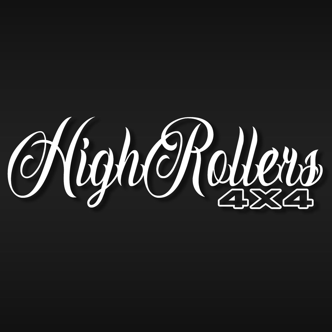 Signature Logo Snorkel Sticker – High Rollers 4x4