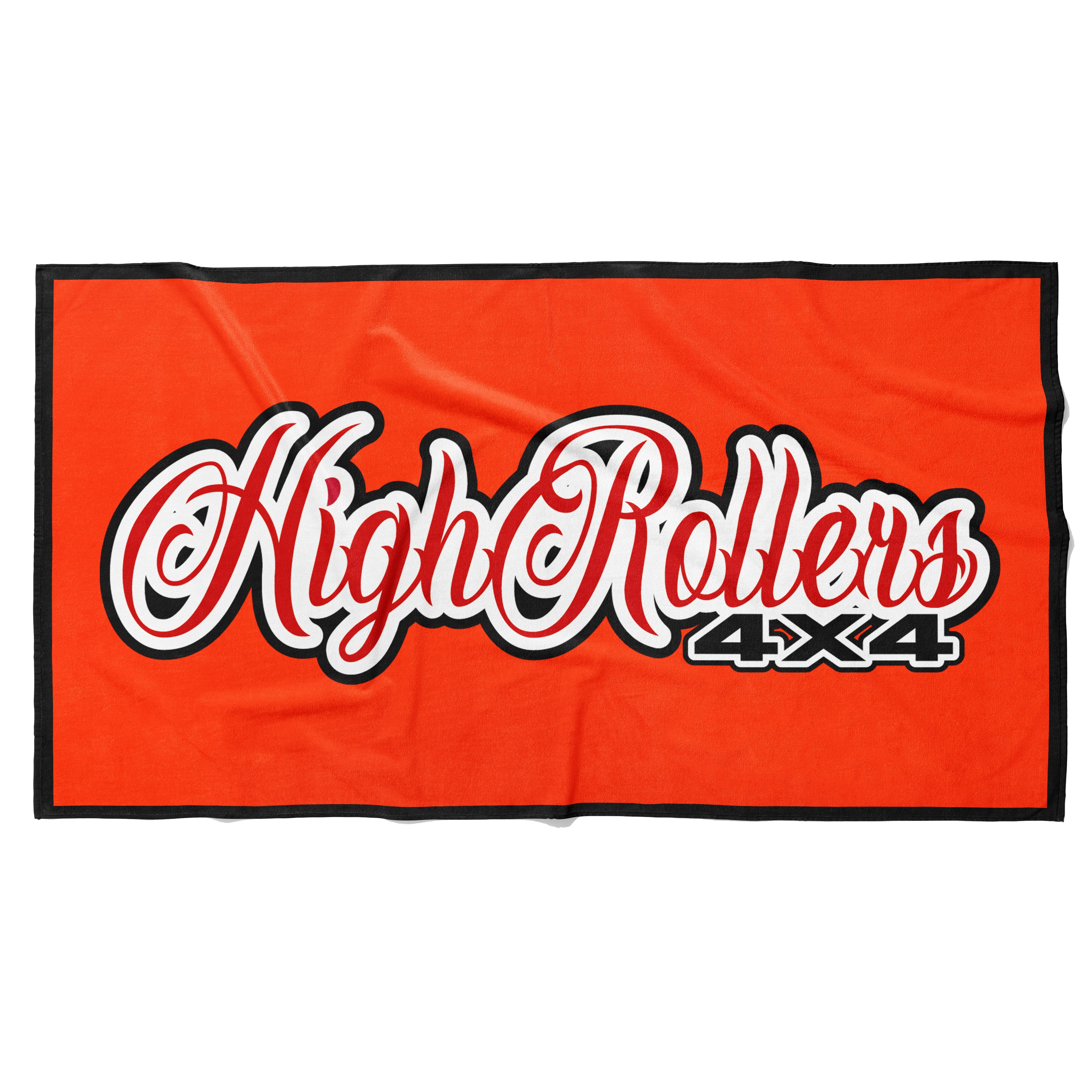 Signature Cotton Beach Towel - Blaze – High Rollers 4x4