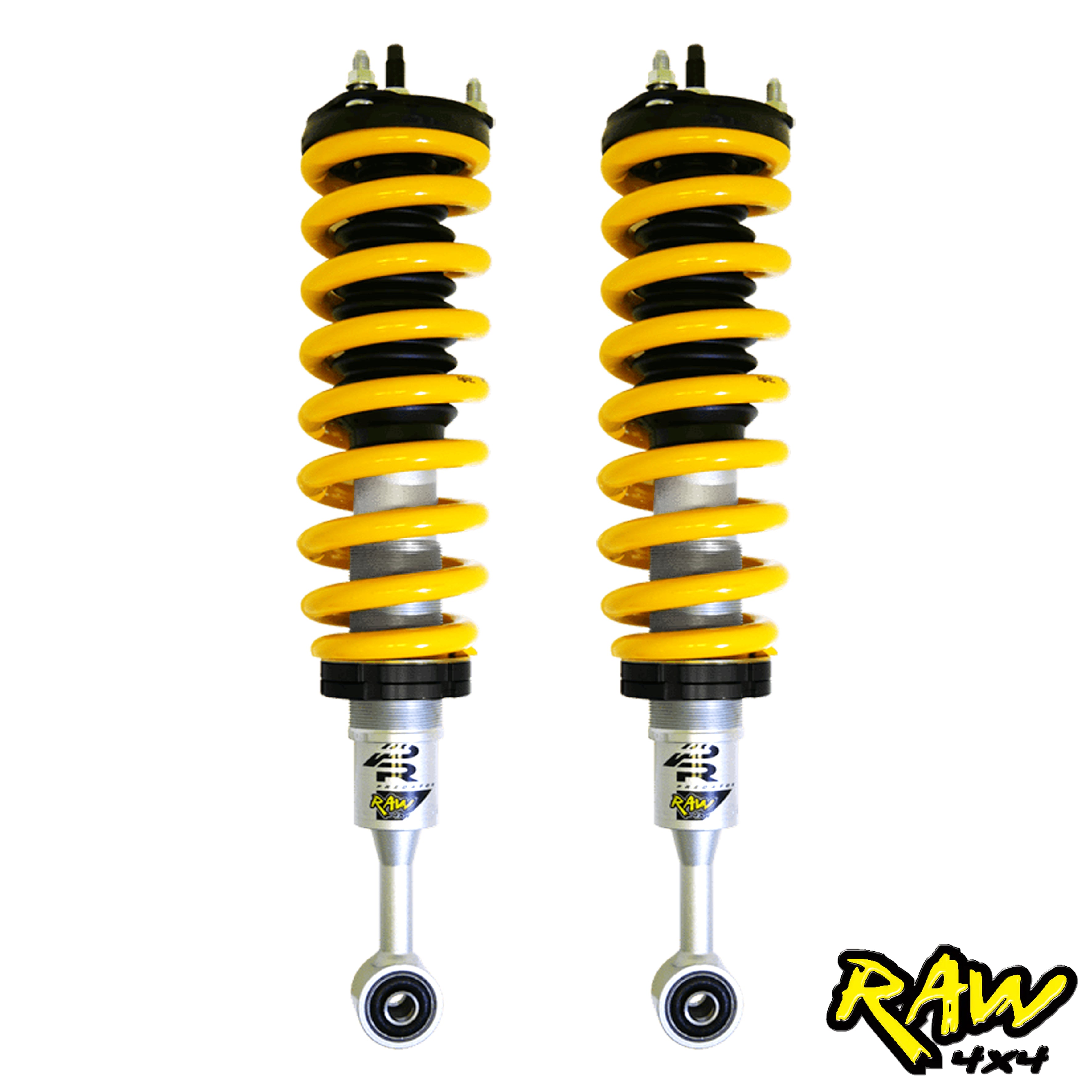 RAW 4x4 Front Adjustable 3" 0-75mm PREDATOR XPR Performance Struts (Pr ...