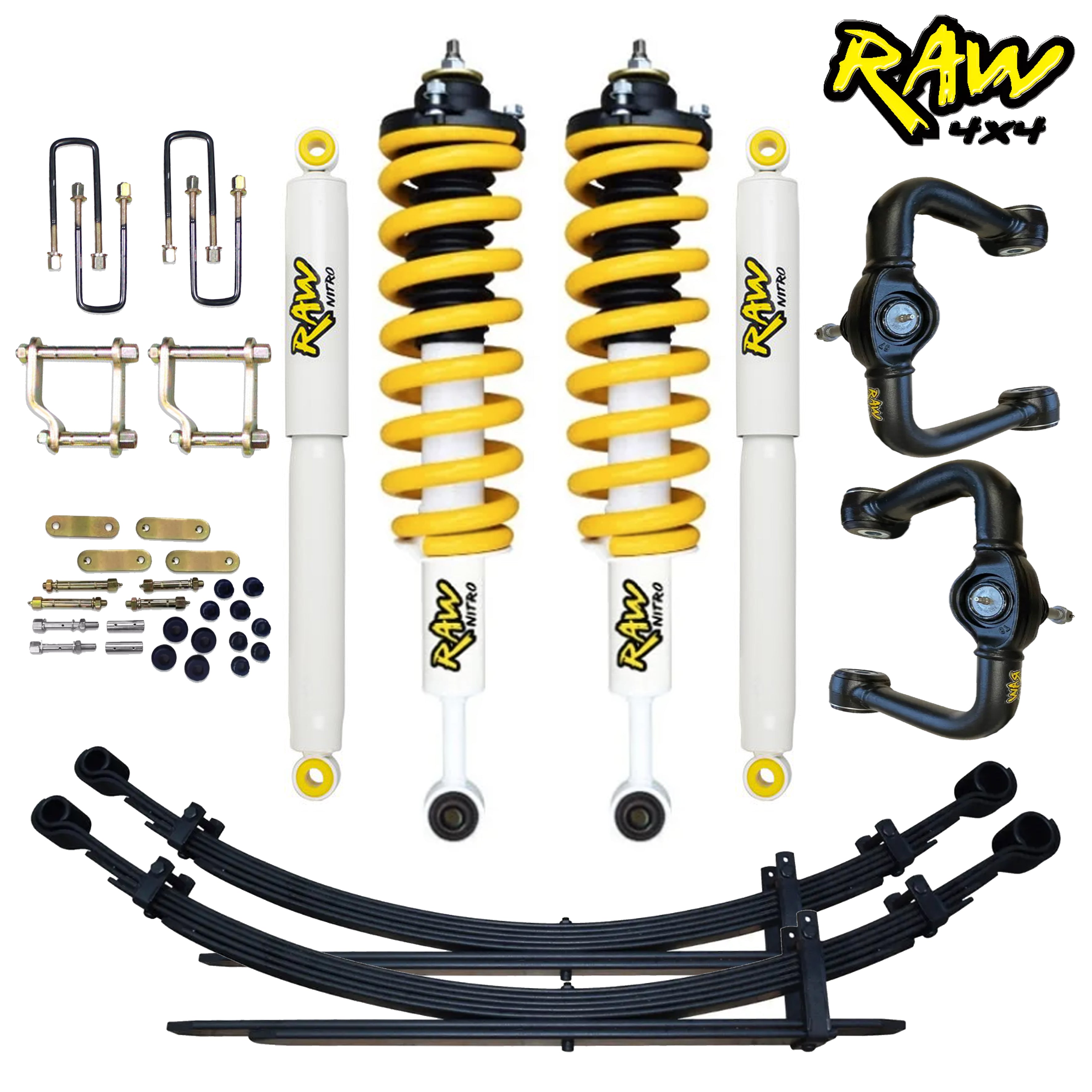 RAW 4x4 2" 50mm Nitro Lift Kit - Isuzu D-Max Gen 3 (08/2020-Current ...